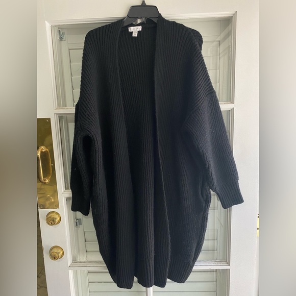 Topshop | Sweaters | Topshop Black Cardigan | Poshmark